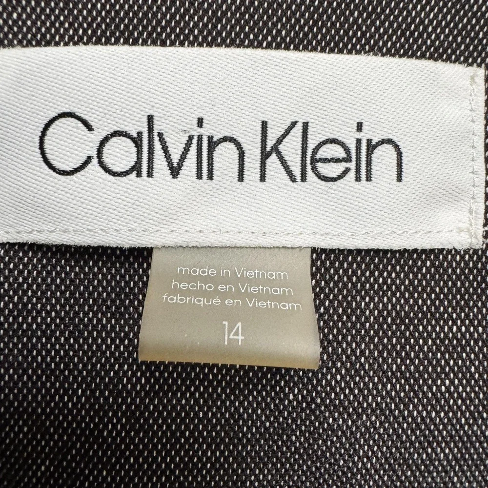 Calvin Klein | Jackets & Coats | Calvin Klein Blazer Womens 4 Gray ...